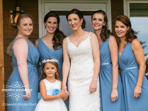 Real Wedding: Jordanna and Ian’s Fall Tented Wedding At Rocking R Guest ...