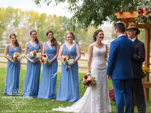 Real Wedding: Jordanna and Ian’s Fall Tented Wedding At Rocking R Guest ...
