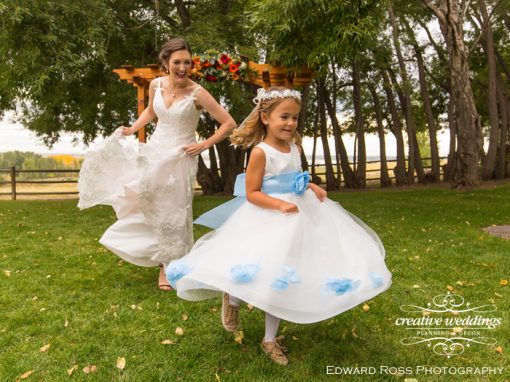 Real Wedding: Jordanna and Ian’s Fall Tented Wedding At Rocking R Guest ...